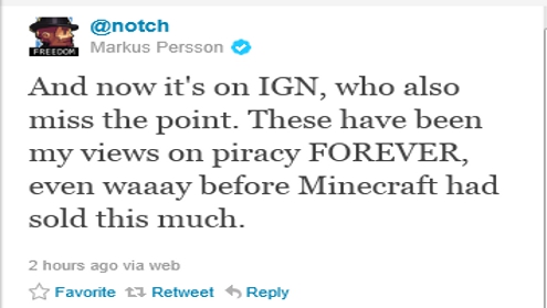 Can’t Afford Minecraft or Notch’s Other Video Games? Just Pirate them ...